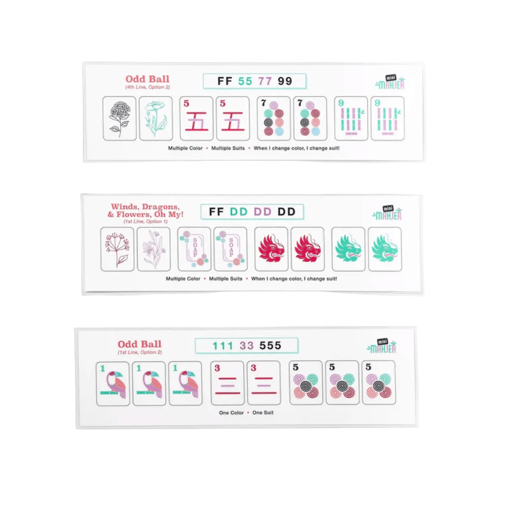 Mini Mahjer Matching Strips – Jenn & Co.