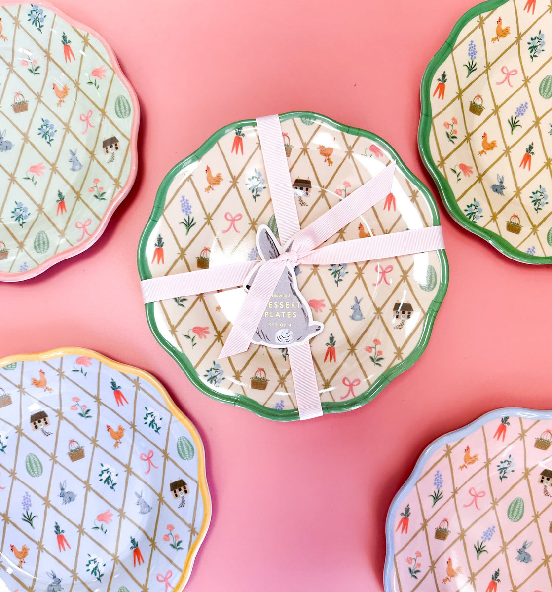 Spring Farm Melamine 1 Dessert Plate (or set 4) – Jenn & Co.